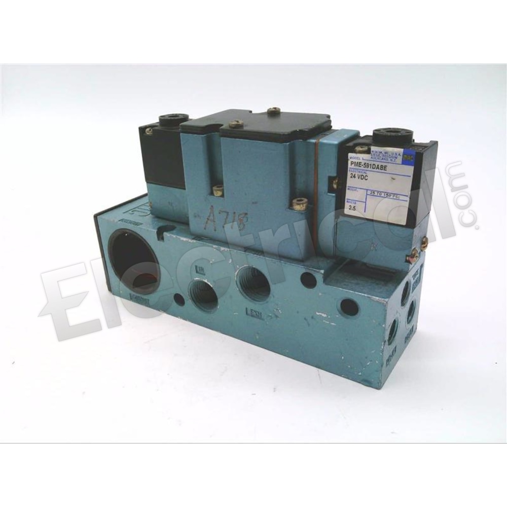 Mac Valves Inc 6221C-411-PM-591DA Solenoid Valve Valve