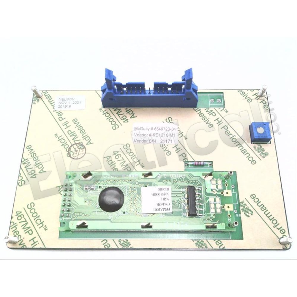 Daikin Industries 654972B-01 Indicator/Display Automation