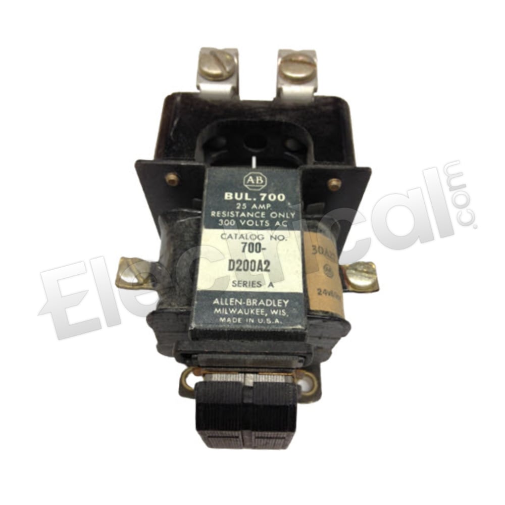 Allen-Bradley 700-D200A2 Overload Relay Motor Control