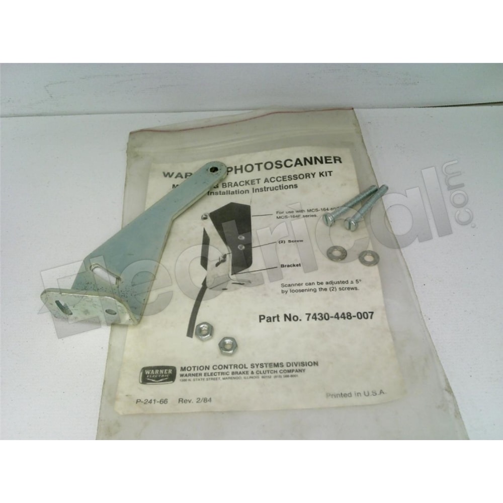 Altra Industrial Motion 7430-448-007 Bracket Machine Part