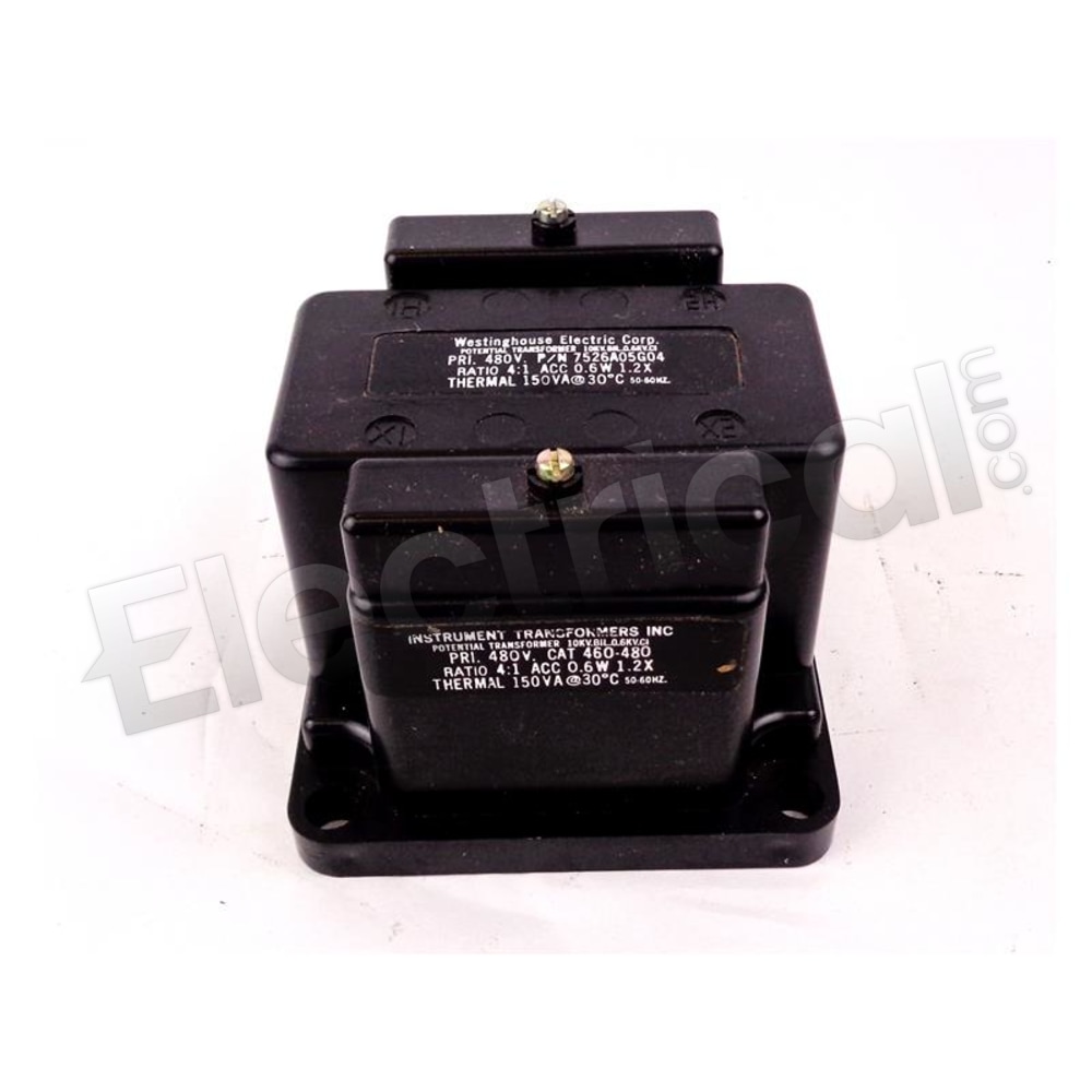 7526A05G04 Westinghouse Dry Type Transformer