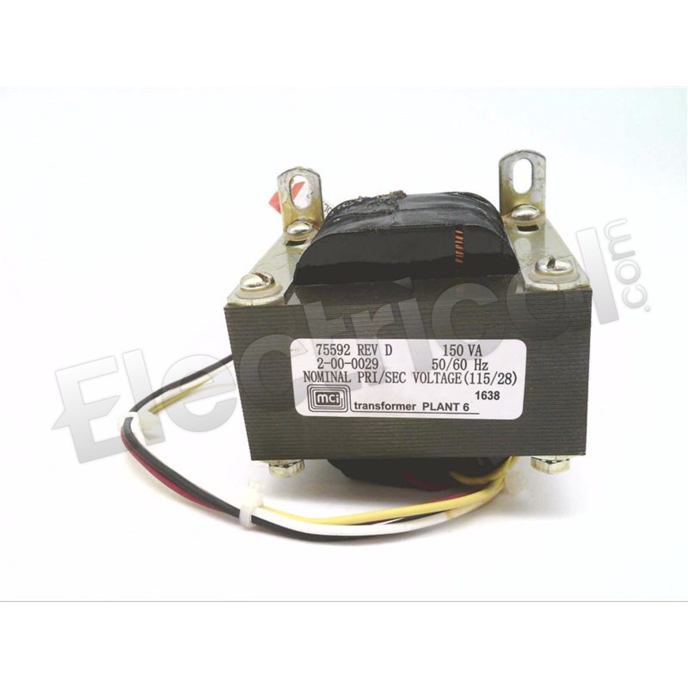 Mci Transformer 75592 Control Power Transformer