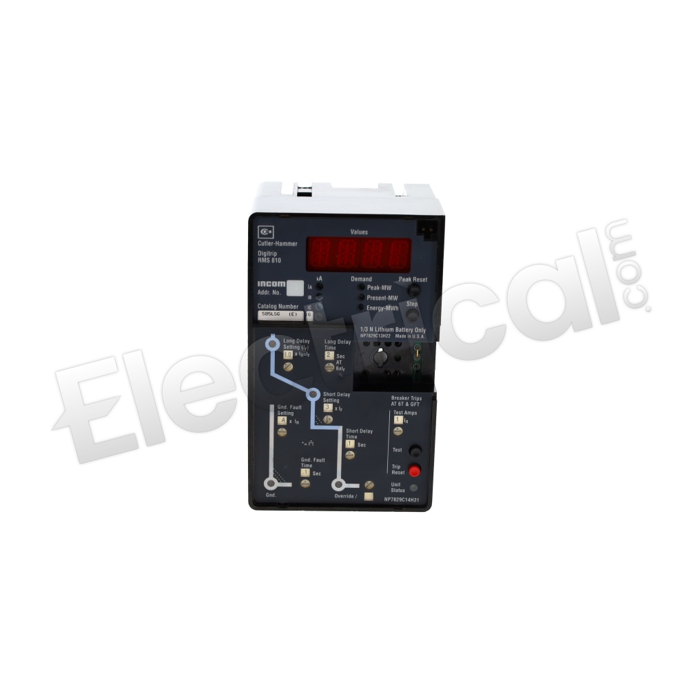 7829C08G05 Cutler Hammer Trip Units And Programmers Circuit Breaker