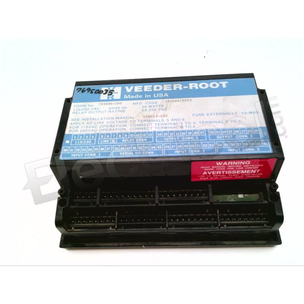 793506-260 Danaher Controls Monitor/Control Data Control System