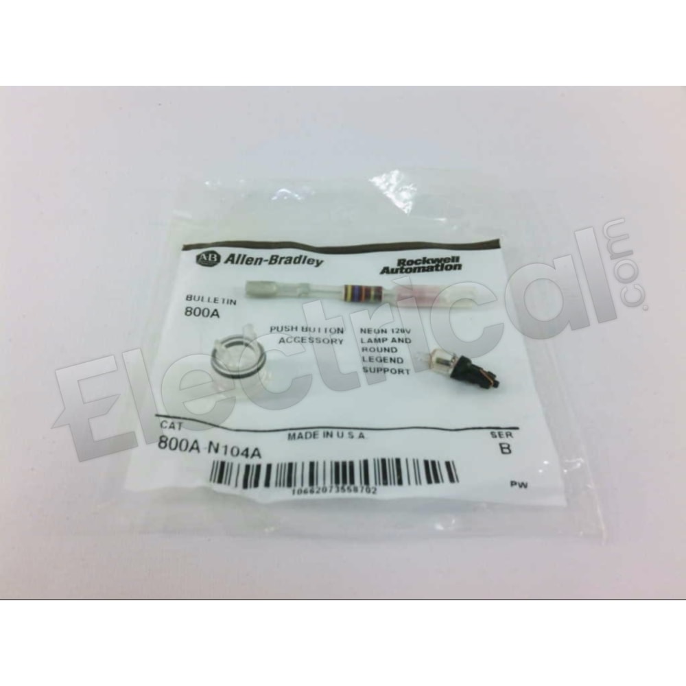 Allen-Bradley 800A-N104A Motor Control Part And Accessory Automation