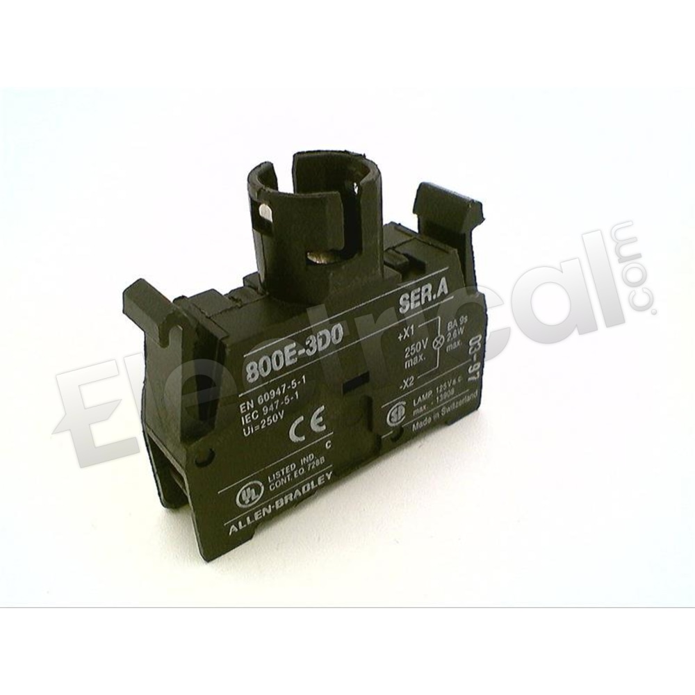 Allen-Bradley 800E-3D0 Motor Control Part And Accessory Motor Control