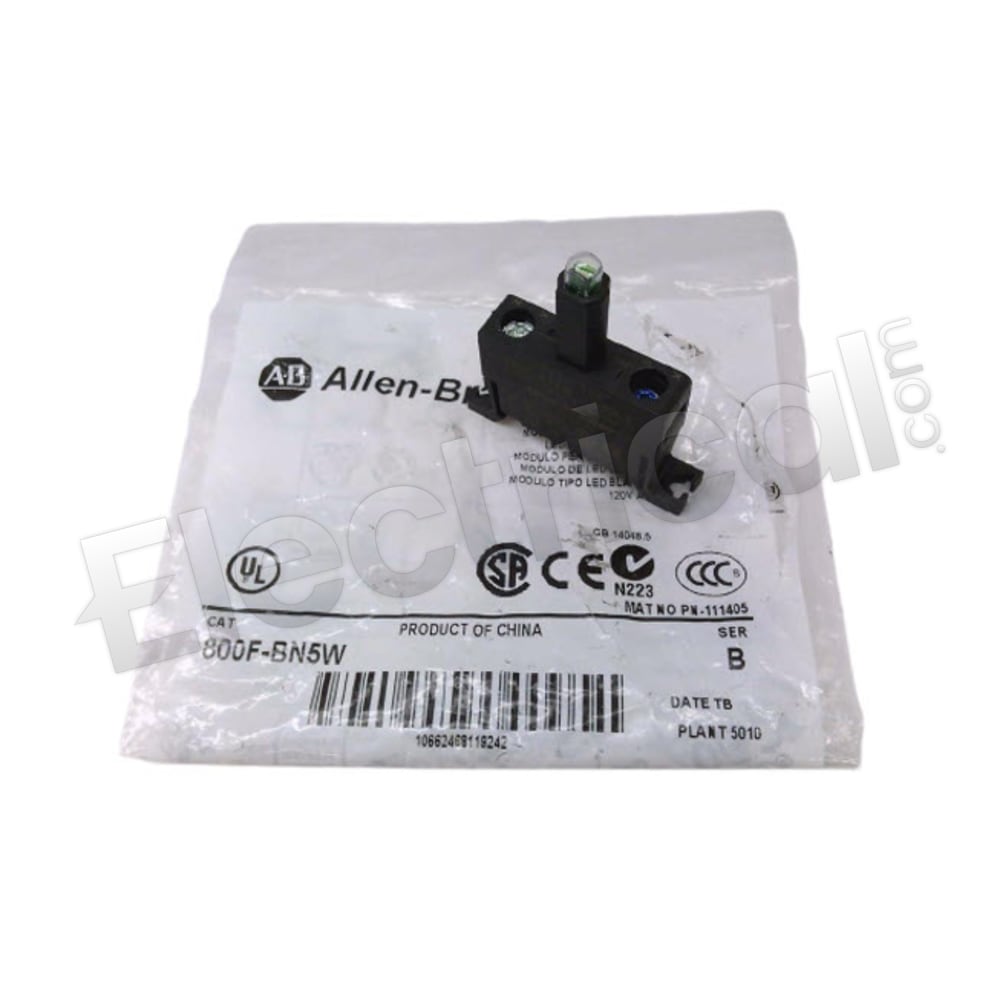 Allen-Bradley 800F-BN5W Motor Control Part And Accessory Motor Control