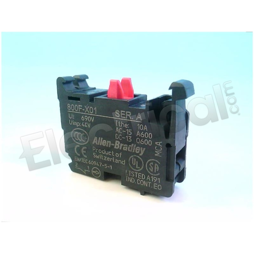 Allen-Bradley 800F-X01 (800FX01) Motor Control Part And Accessory ...
