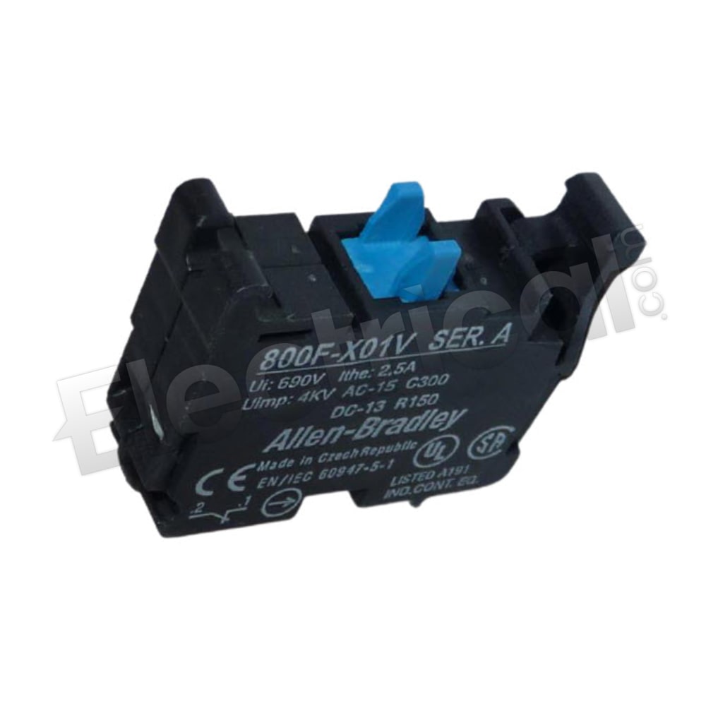 Allen-Bradley 800F-X01V Motor Control Part And Accessory Automation