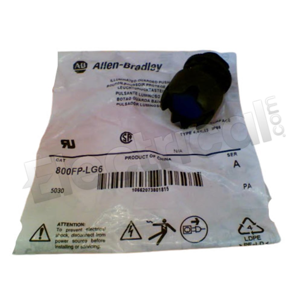 Allen-Bradley 800FP-LG6 Motor Control Part And Accessory Automation