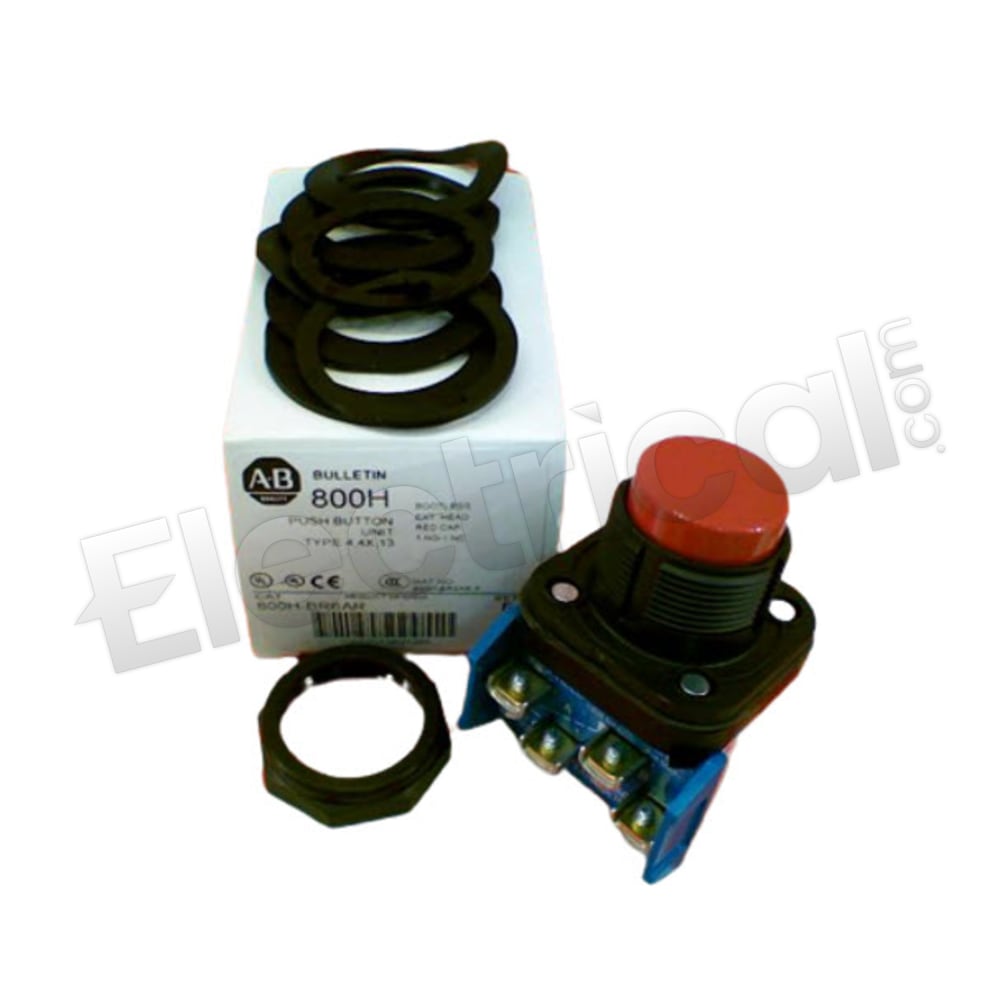 800H-BR6AR Allen-Bradley Bulletin 800T/H Non-Illuminated Push Button ...