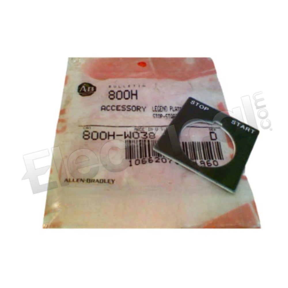 Allen-Bradley 800H-W038 Switch Part And Accessory Switch