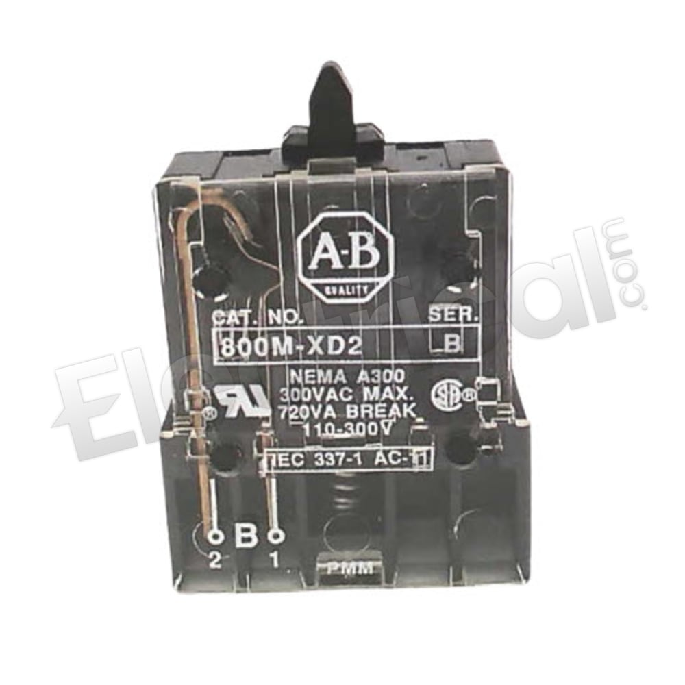 Allen-Bradley 800M-XD2 Motor Control Part And Accessory Motor Control