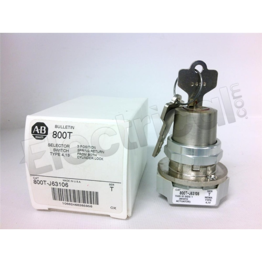 Allen-Bradley 800T-J63103 Automation Switch Automation