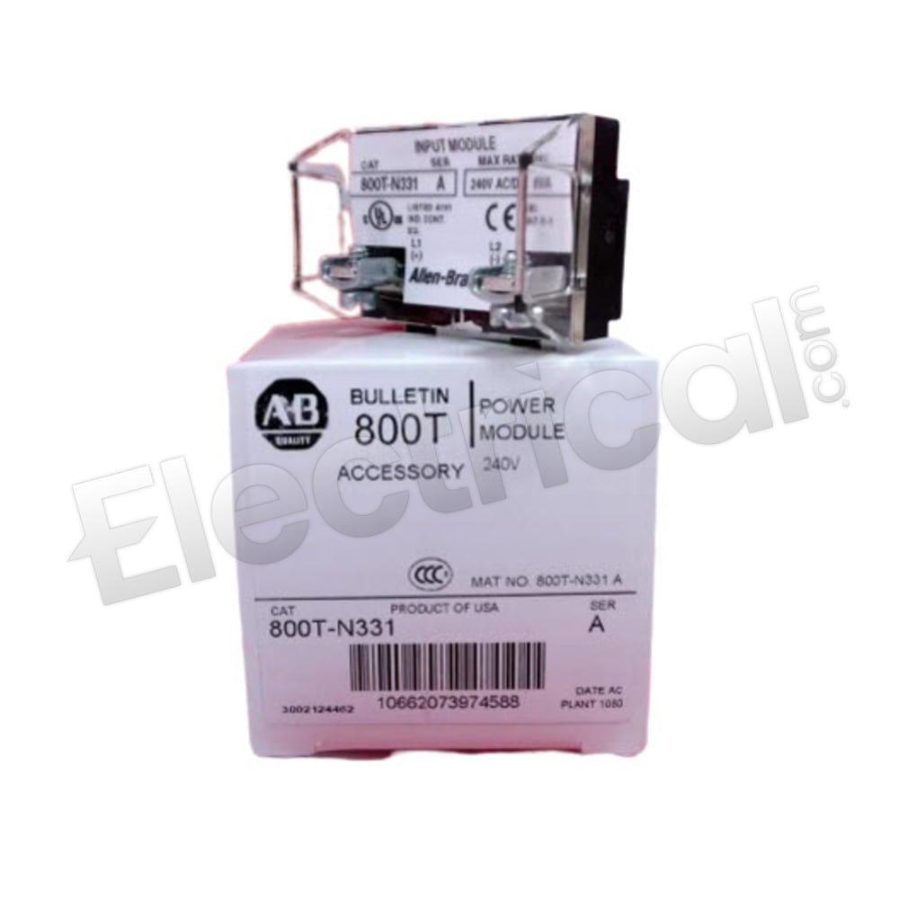 Allen-Bradley 800T-N331 Motor Control Part And Accessory Motor Control