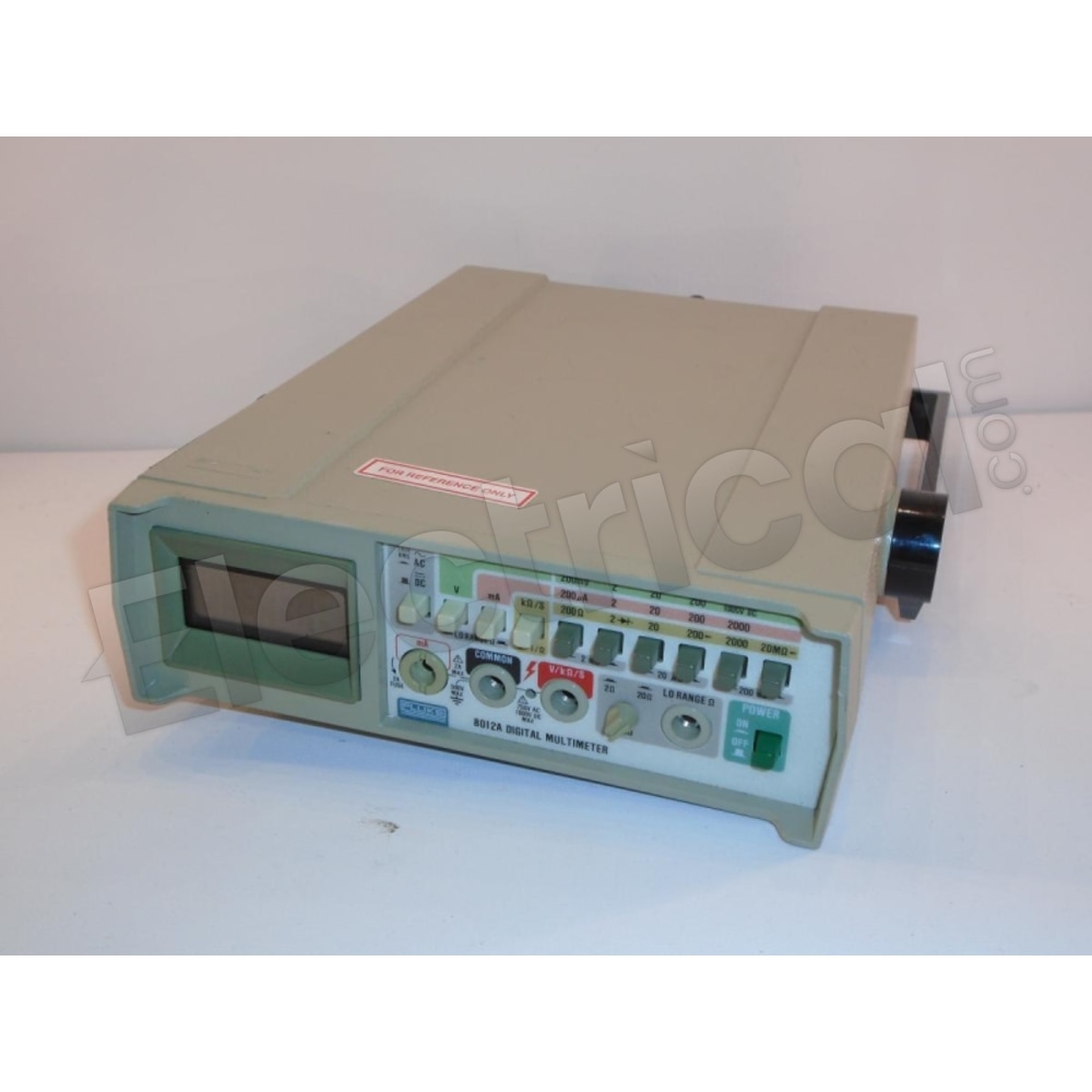 Fluke 8012A Multimeter Test Equipment