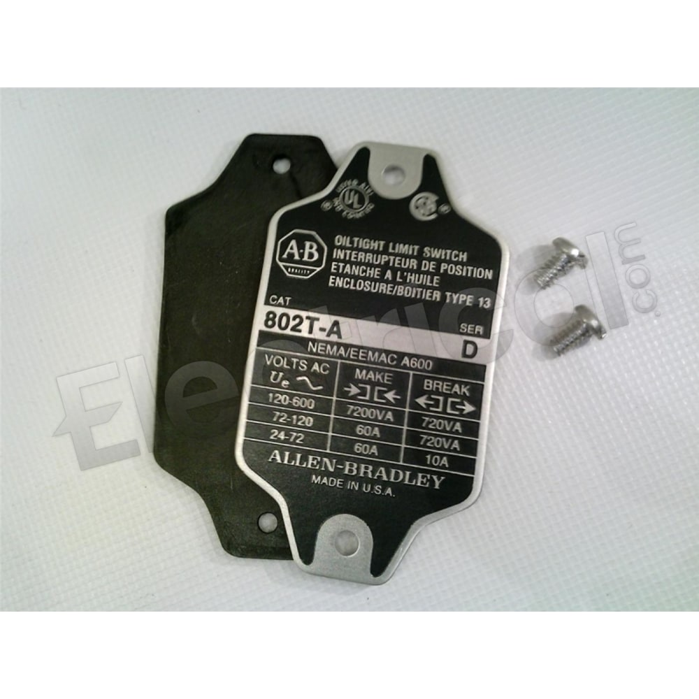 Allen-Bradley 802T-A-COVER Automation Switch Automation