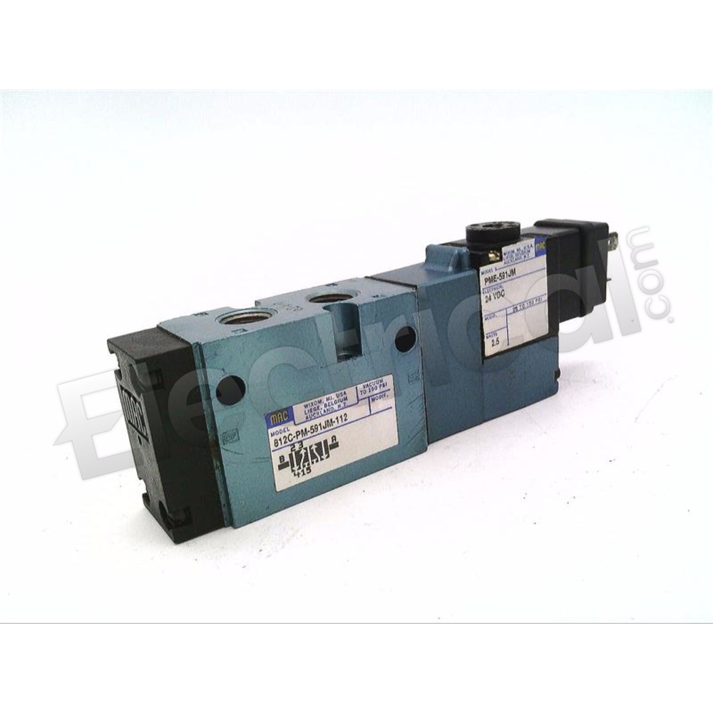 Mac Valves 812C-PM-591JM-112 Solenoid Valve Valve