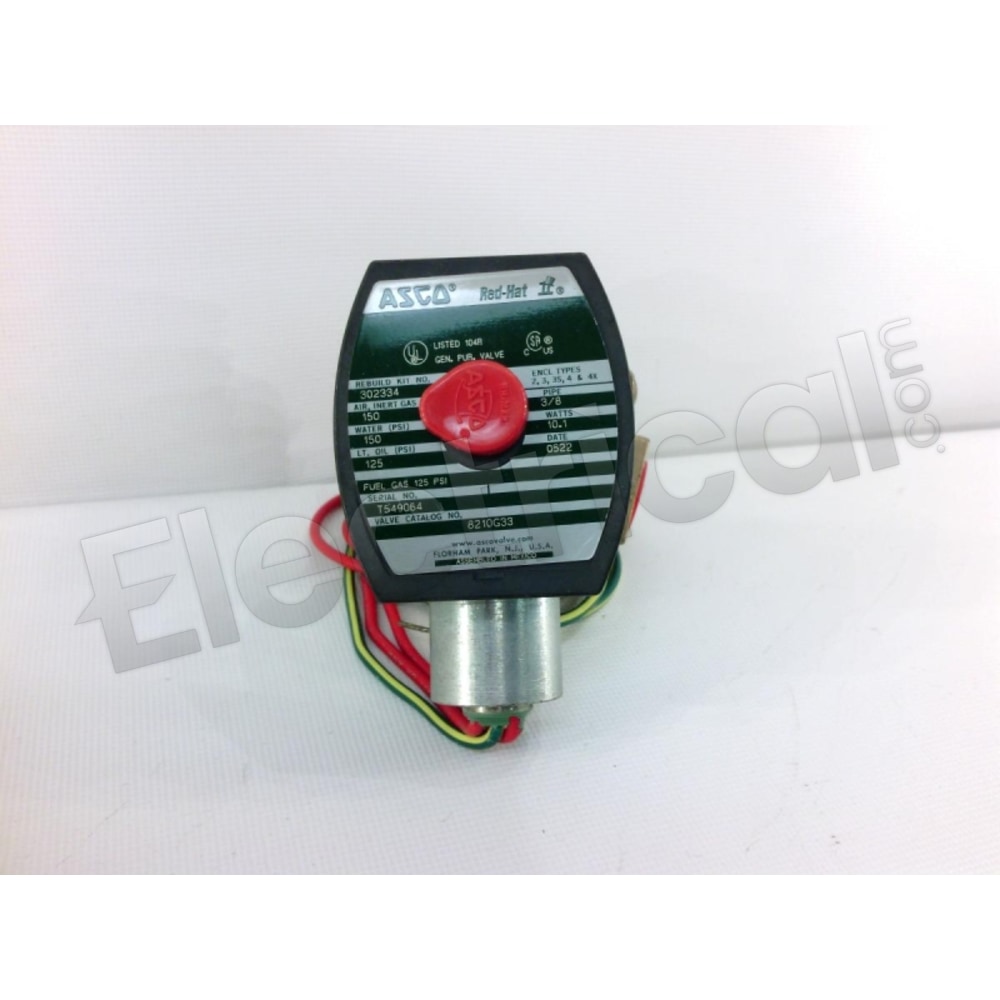 ASCO 8210-G033-120 Solenoid Valve Valve