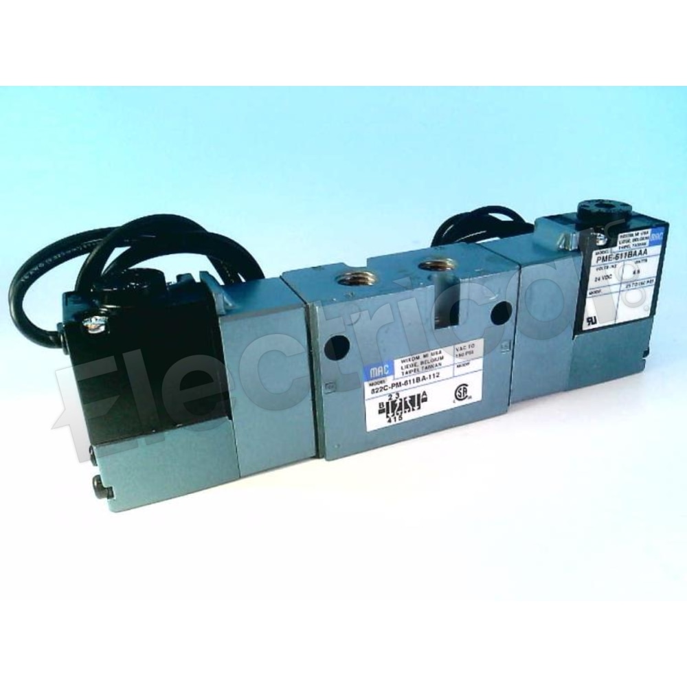Mac Valves Inc 822C-PM-611BA-112 Solenoid Valve Valve