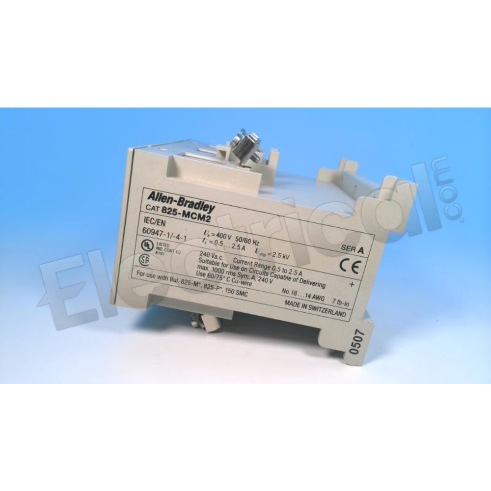 Allen-Bradley 825-MCM2 PLC Module Automation