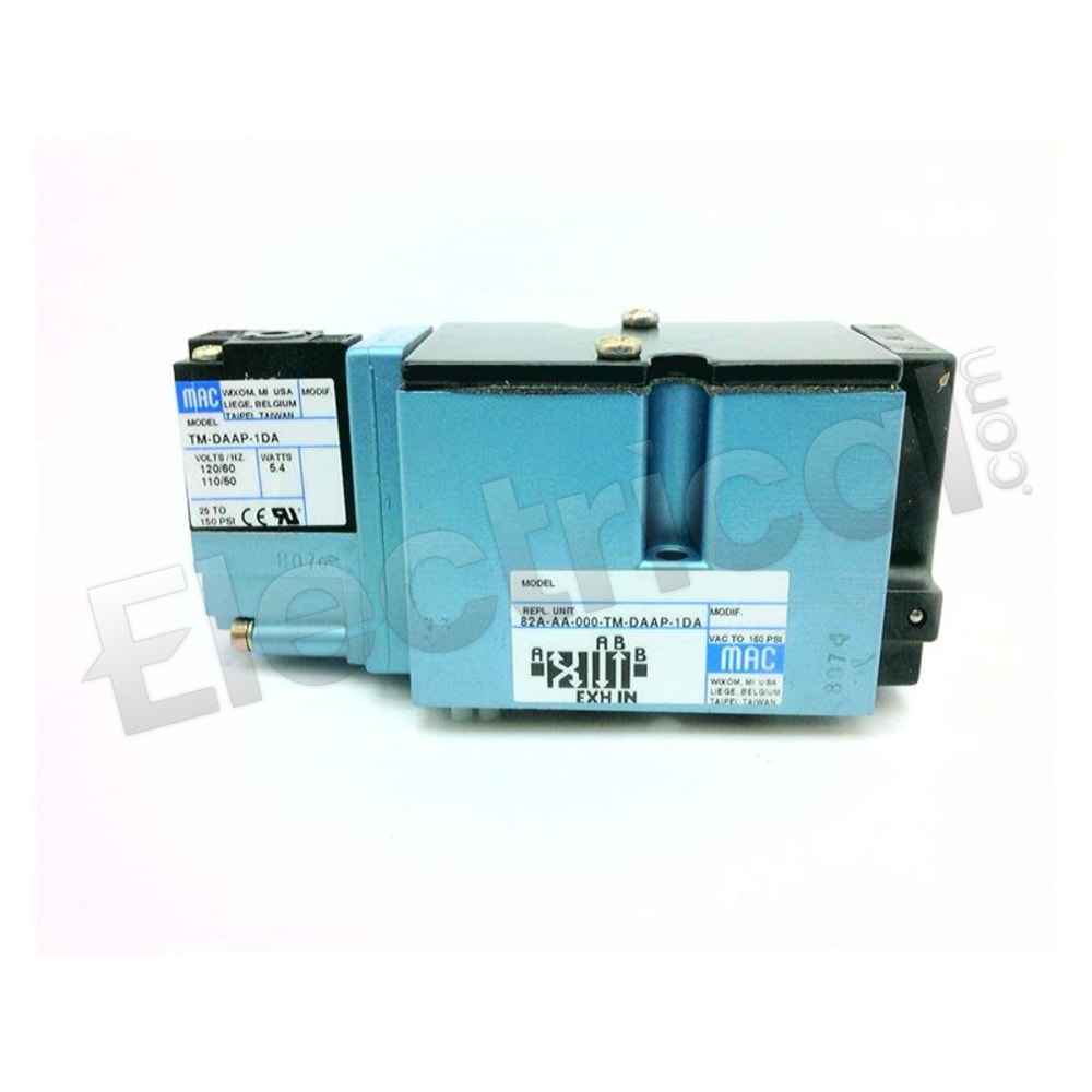 Mac Valves 82A-AA-000-TM-DAAP-1DA Solenoid Valve Valve