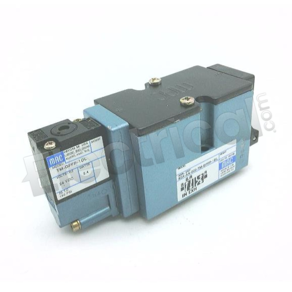 Mac Valves Inc 82A-AA-000-TM-DFFP-3DL Solenoid Valve Valve