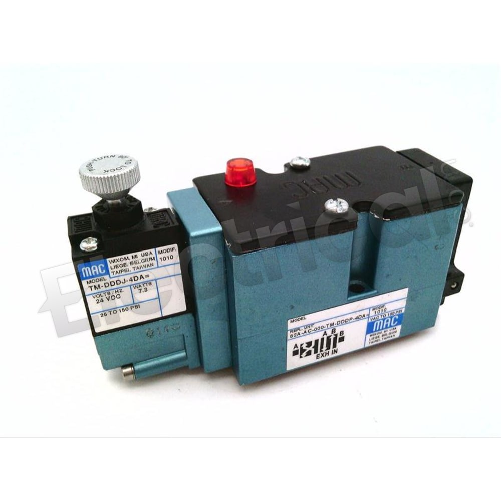 Mac Valves Inc 82A-AC-000-TM-DDDP-4DA Solenoid Valve Valve