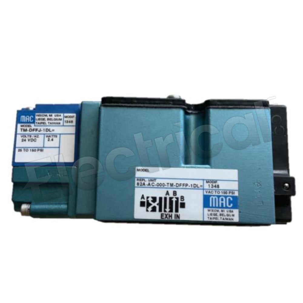 Mac Valves Inc 82A-AC-000-TM-DFFP-1DL Solenoid Valve Valve