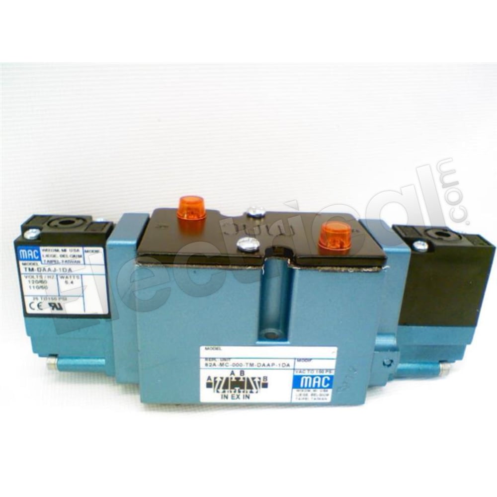 Mac Valves Inc 82A-MC-000-TM-DAAP-1DA Solenoid Valve Valve