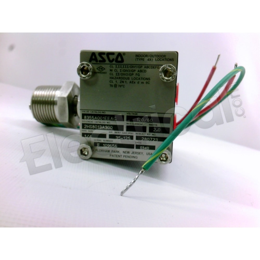 ASCO 8355A001EEAG Solenoid Valve Valve