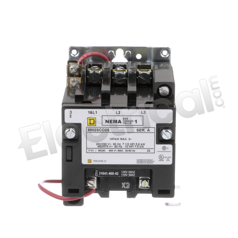 Square D 8502SCO2V02S Contactor Motor Control
