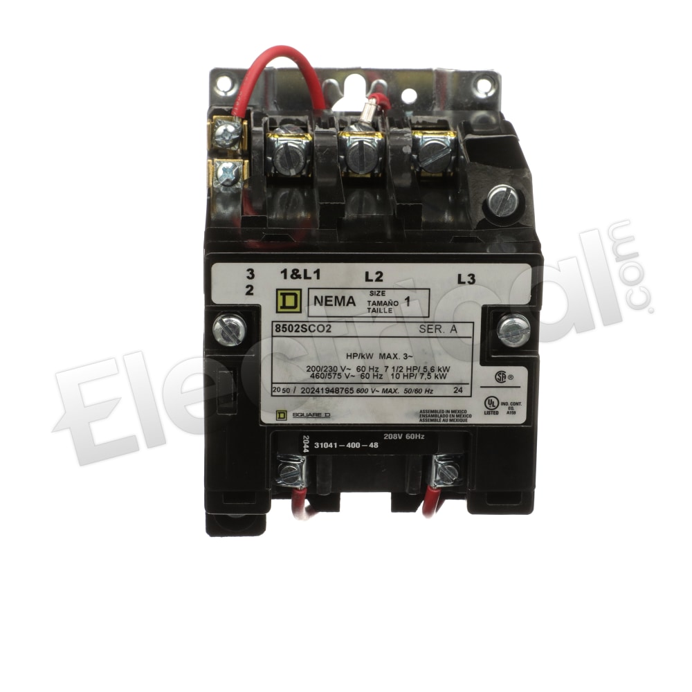 Square D 8502SCO2V08 Contactor Motor Control