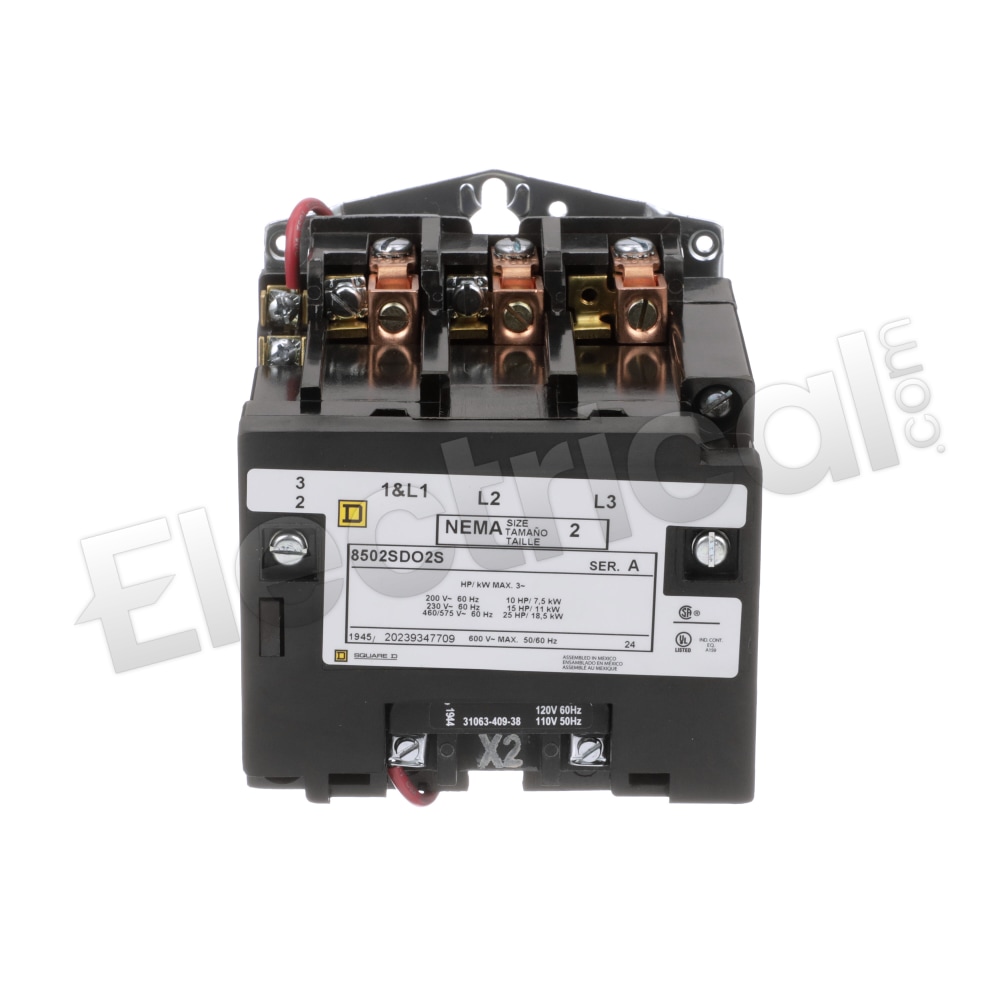 Square D 8502SDO2V02S Contactor Motor Control