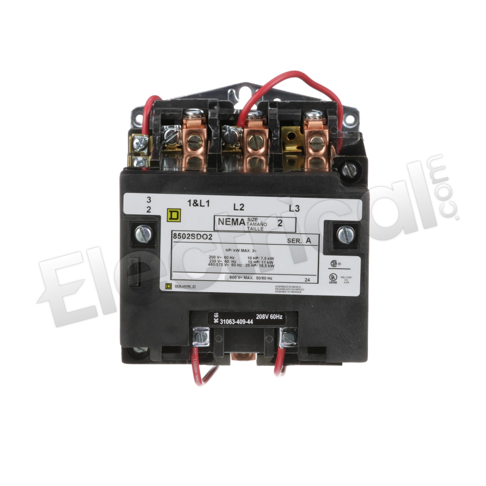 Square D 8502SDO2V08 Contactor Motor Control