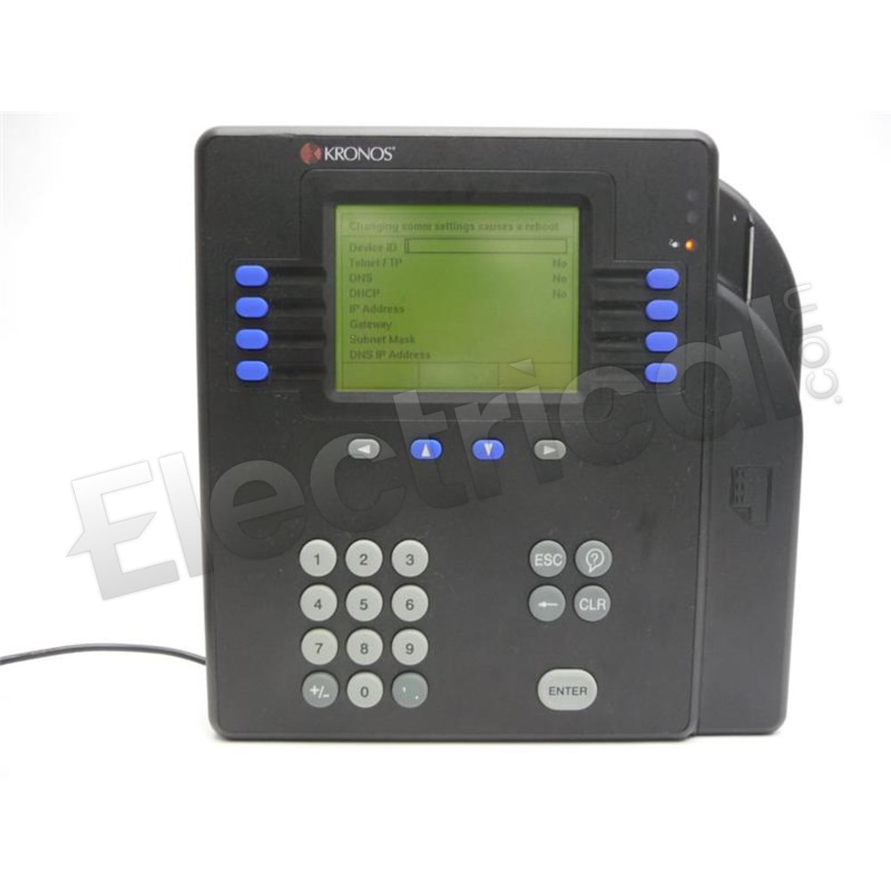 8602000-003 Kronos Time Clock Building Maintenance