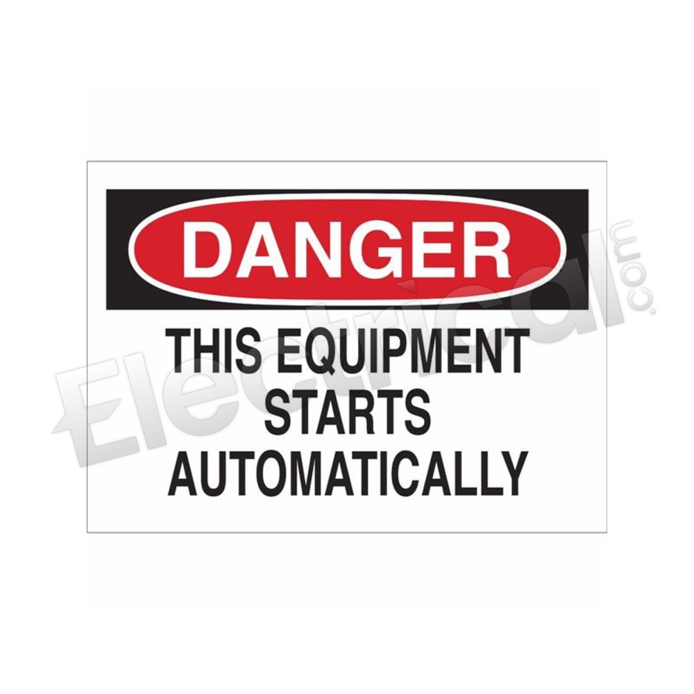 Brady 88186 Sign Building Maintenance