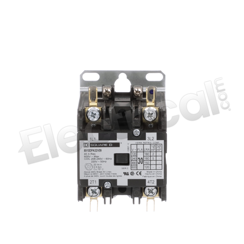 Square D 8910DPA32V09 Contactor Motor Control