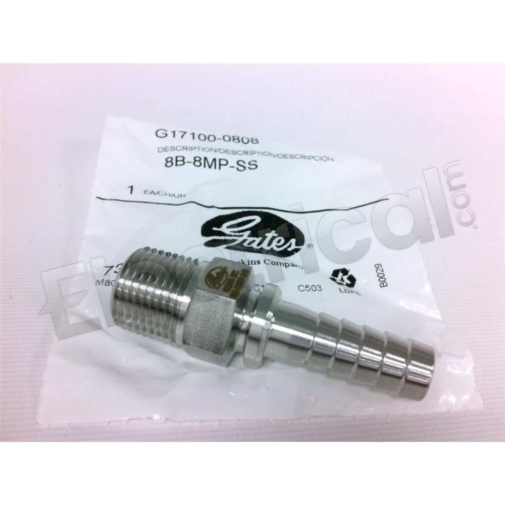 Gates 8B-8MP-SS Hydraulic Fitting Hydraulic