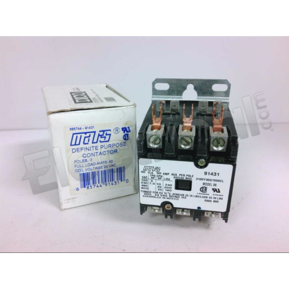 MARS 91431 Contactor Motor Control
