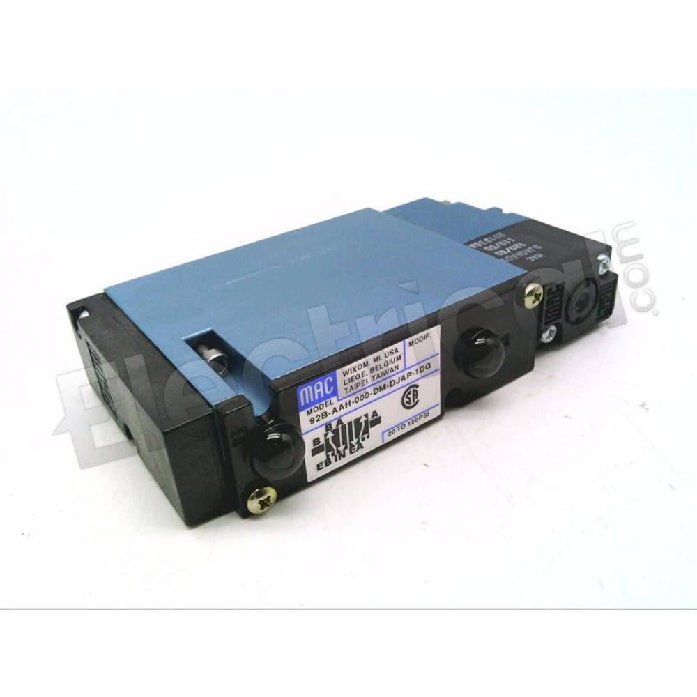 92B-AAH-000-DM-DJAP-1DG Mac Valves Solenoid Valve Valve