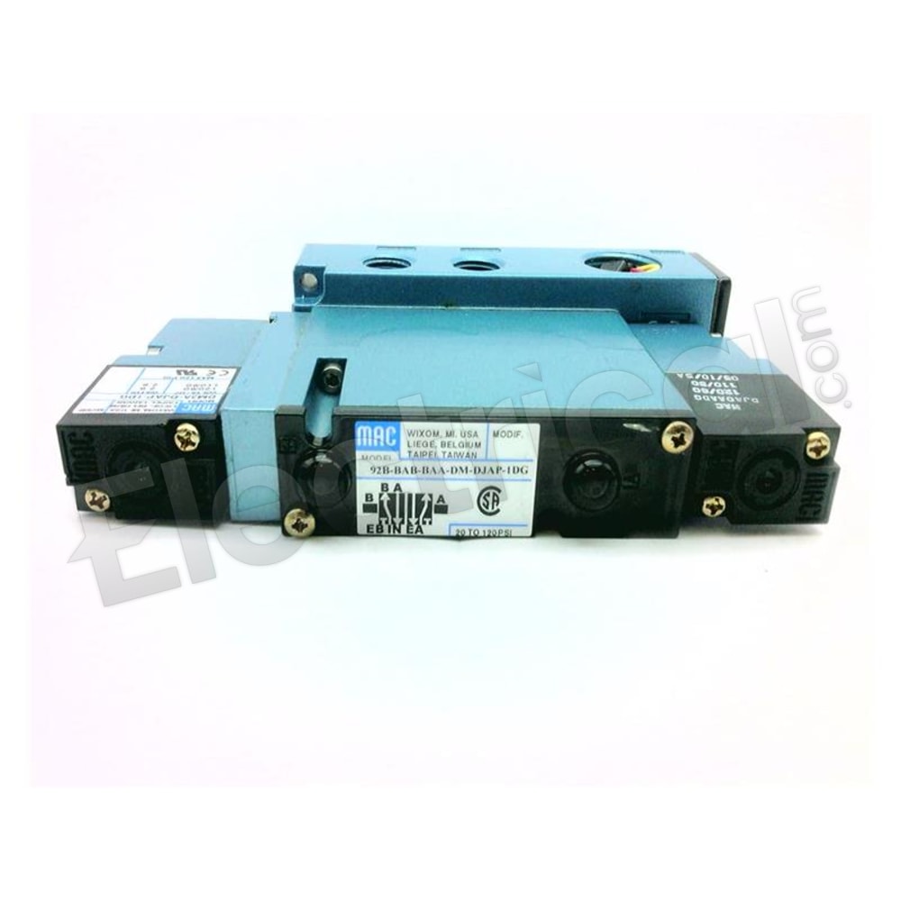 Mac Valves Inc 92B-BAB-BAA-DM-DJAP-1DG Solenoid Valve Valve