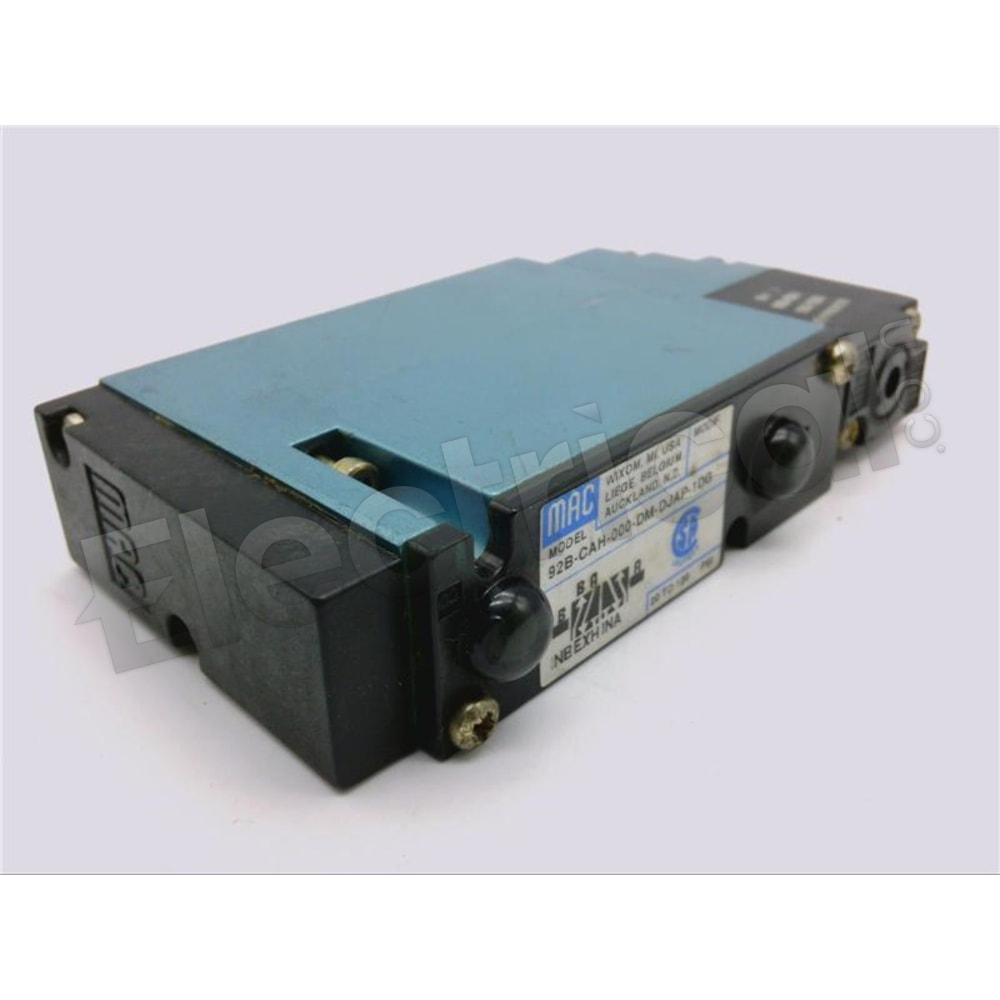 Mac Valves Inc 92B-CAH-000-DM-DJAP-1DG Solenoid Valve Valve