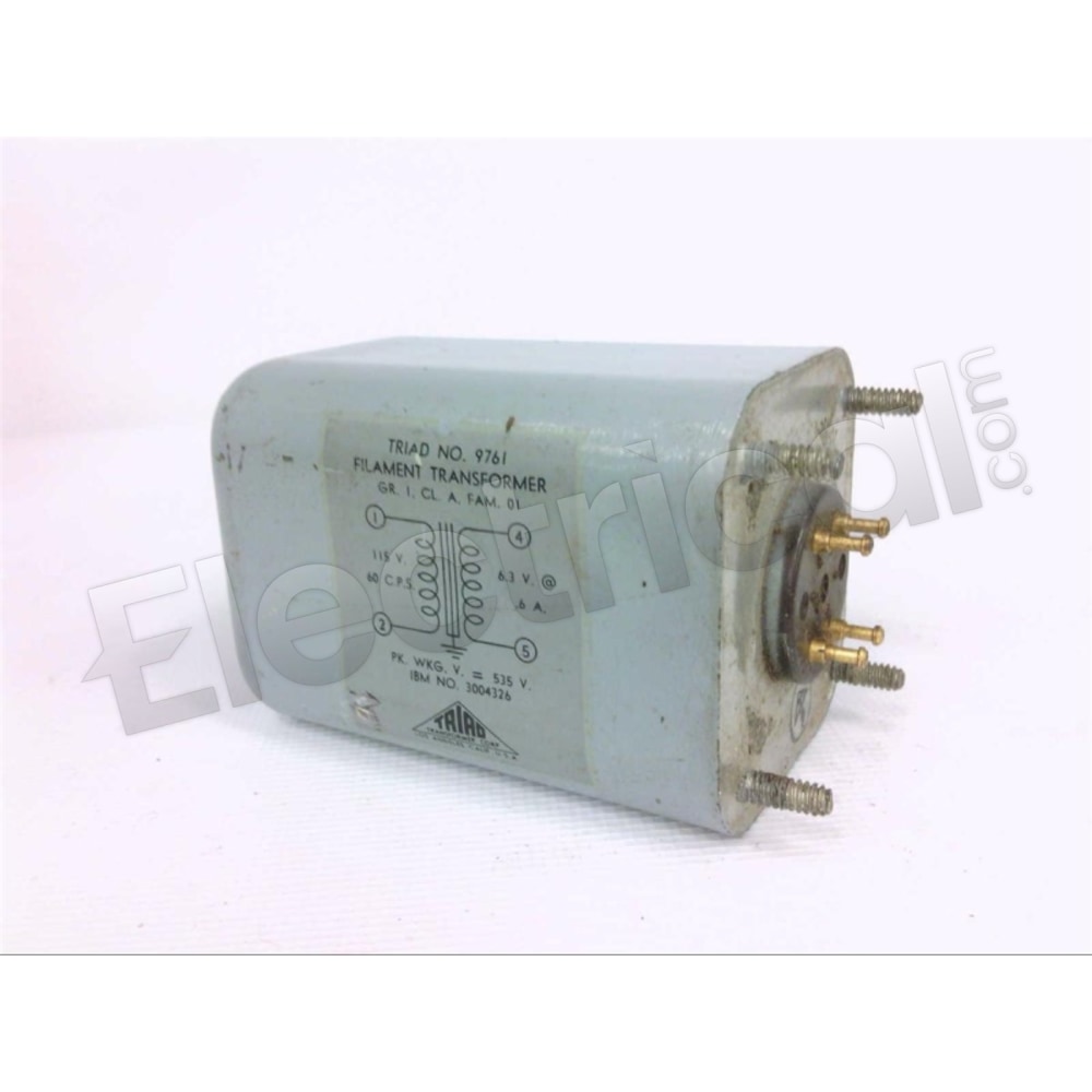 9761 Triad Magnetics Control Power Transformer