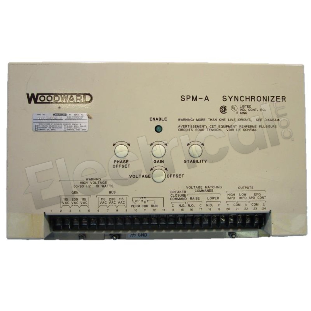 Woodward 9905-002N Speed Regulator Drives