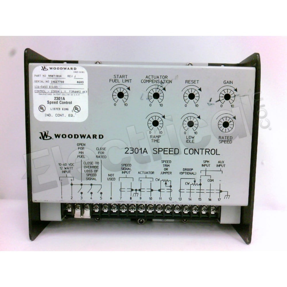 Woodward 9907-014 Tachometer/Generator/Speed Indicator Automation