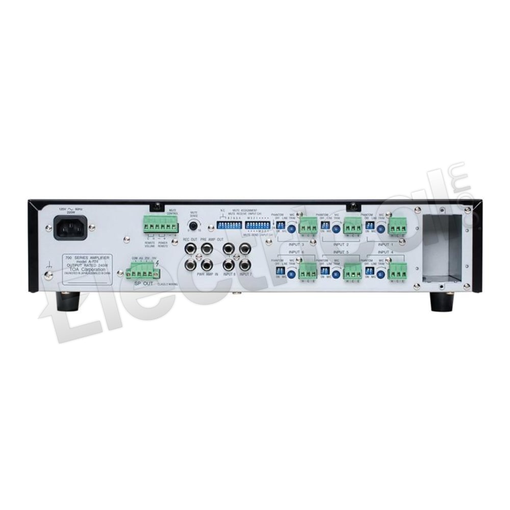 Toa Corporation A-712 Audio Amplifier Audio Visual