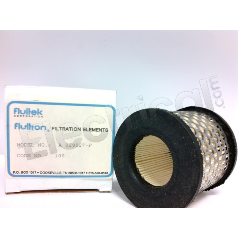 Fluitek A029027-P Pneumatic Filter Pneumatic