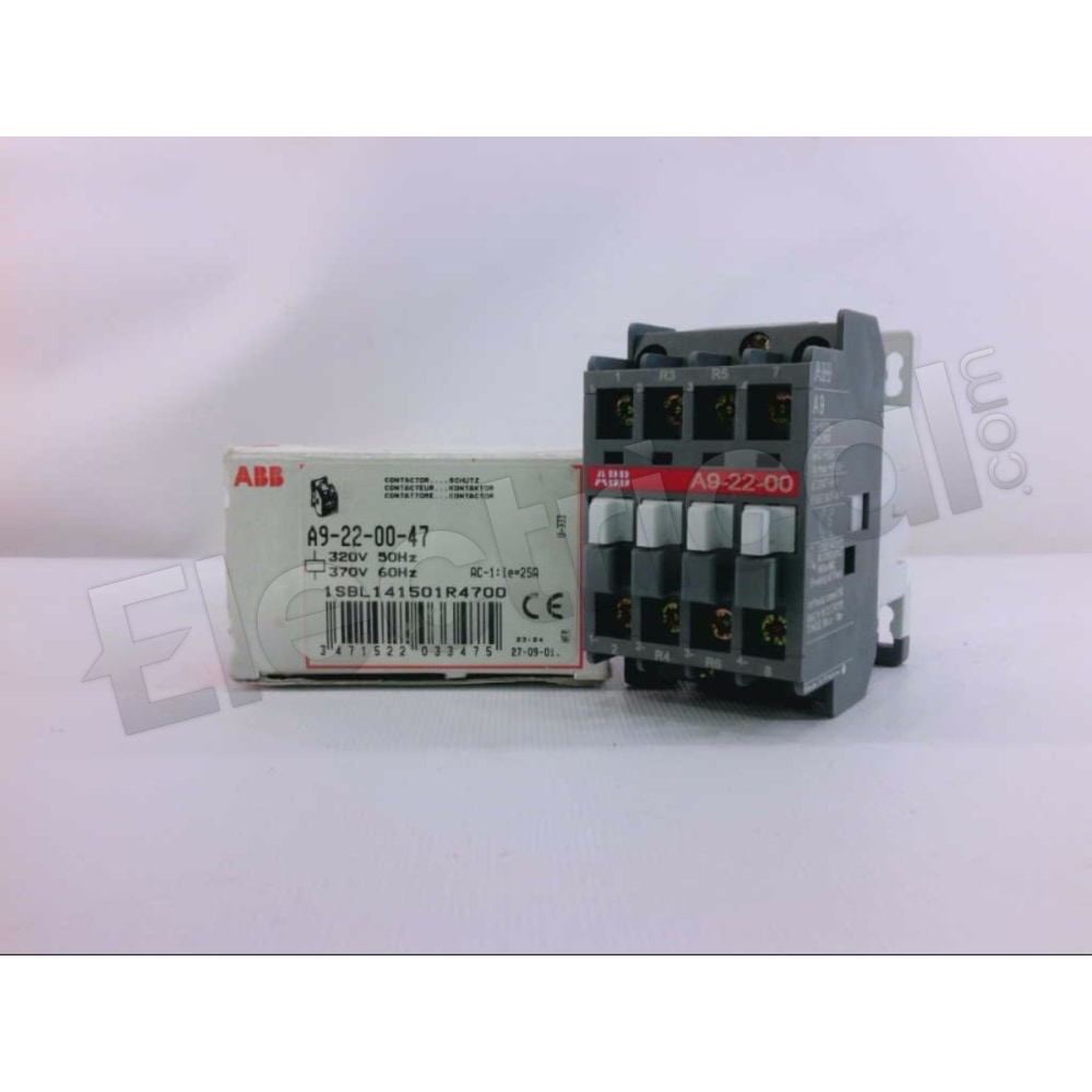 ABB A9-22-00-47 Contactor Motor Control