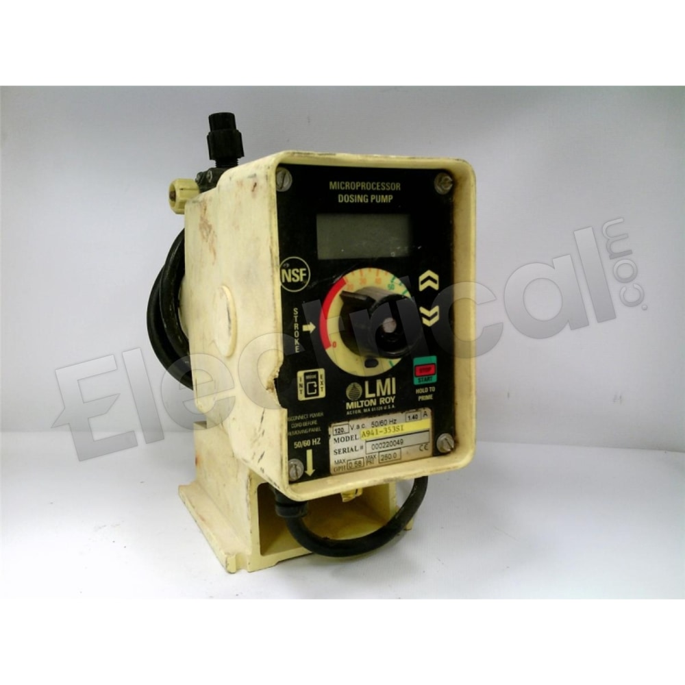 Milton Roy A941-353SI Hydraulic Motor Hydraulic